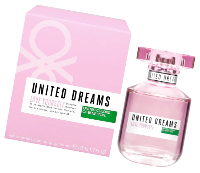 Женская парфюм Benetton United Dreams Love Yourself 50 мл / Юнайтед Дримс