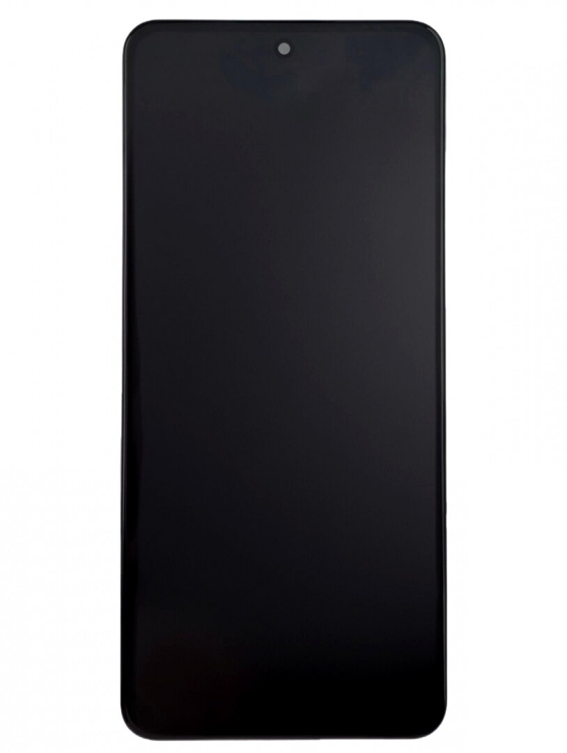 Дисплей для Xiaomi Redmi Note 12 5G в рамке, черный (OLED)