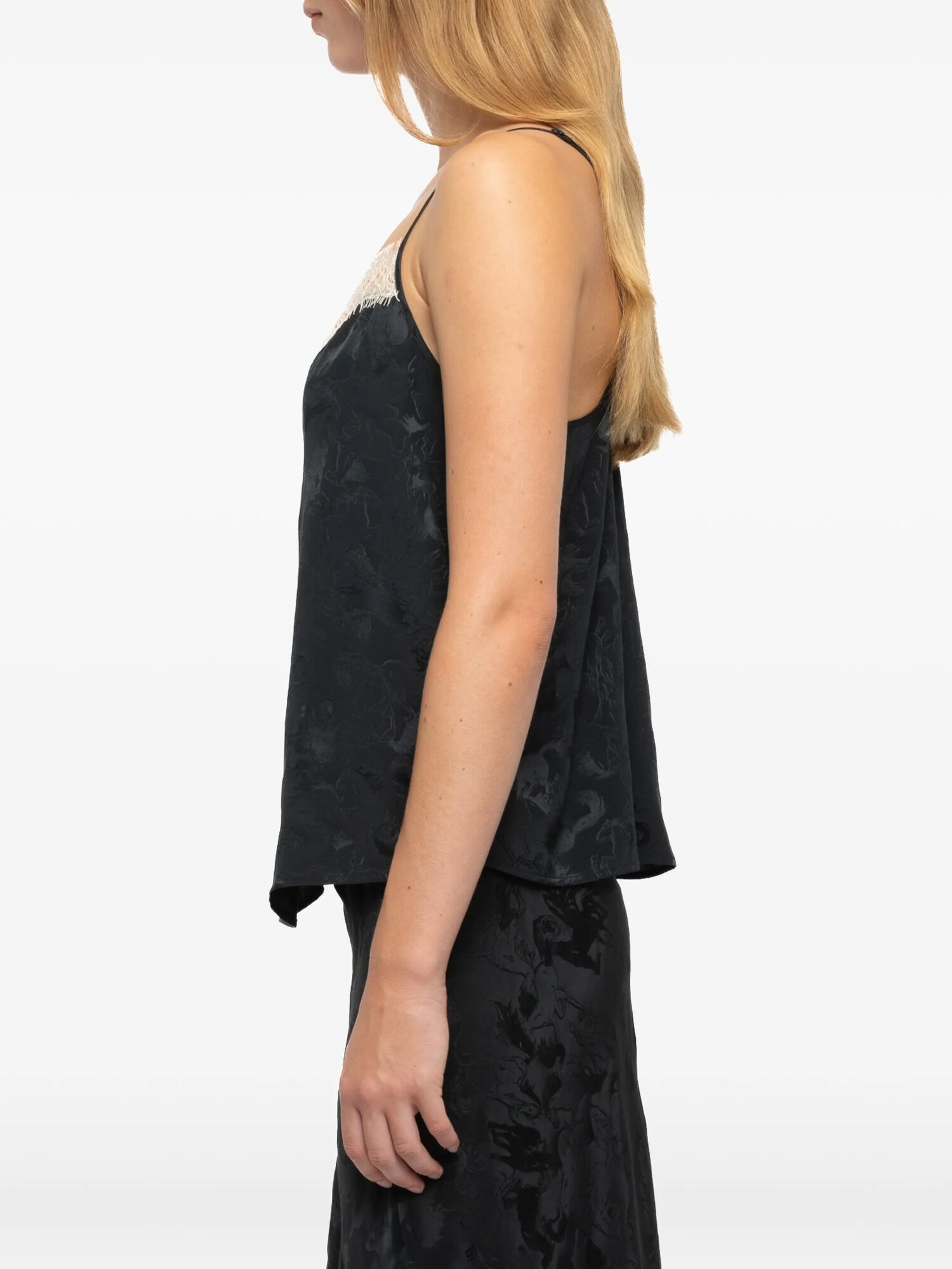 Юбка ZADIG & VOLTAIRE Jayla silk skirt, размер 38 — фото 1