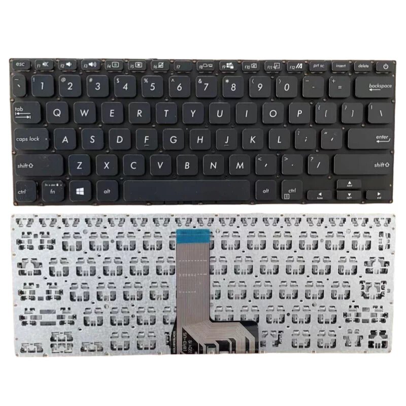 Клавиатура для ноутбука ASUS X415 Series, мембранная, черная, одиночная клавиатура, новая, комплект ключей для моделей