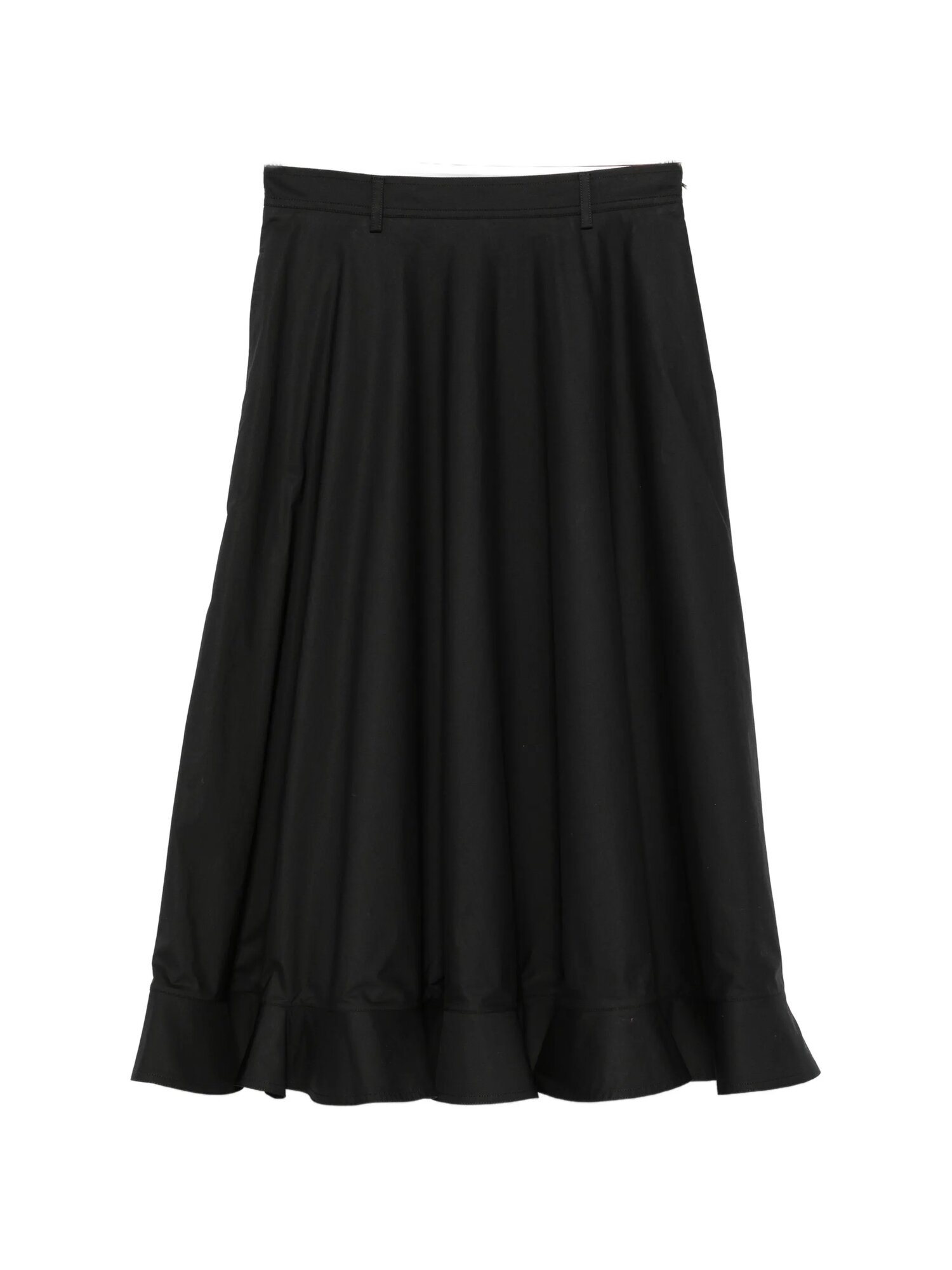 Юбка MOSCHINO Ruffled-hem midi full skirt