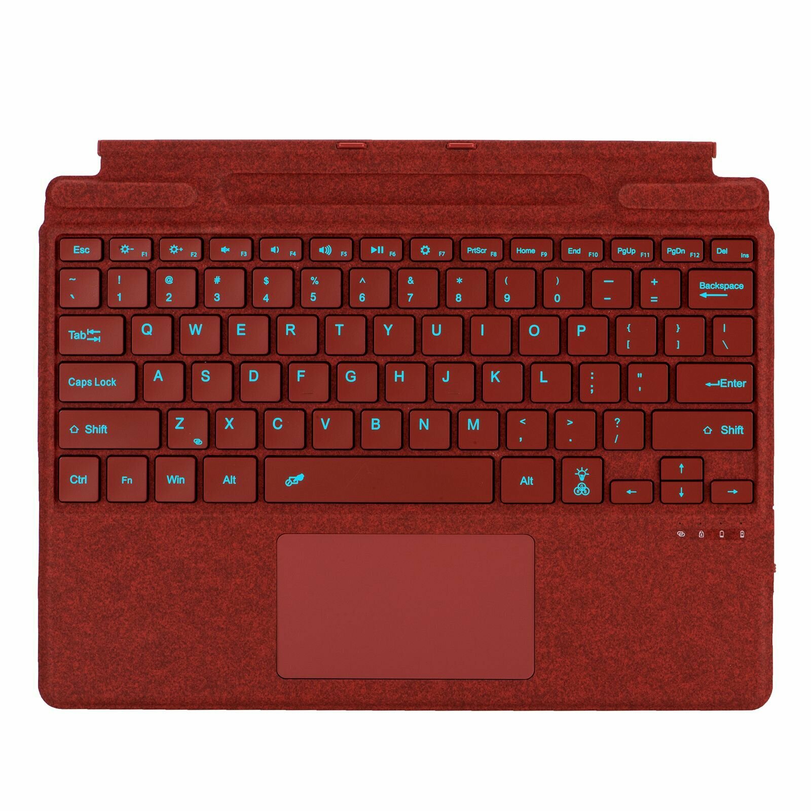 Клавиатура беспроводная Клавиатура для Surface Pro, Английская раскладка, красный