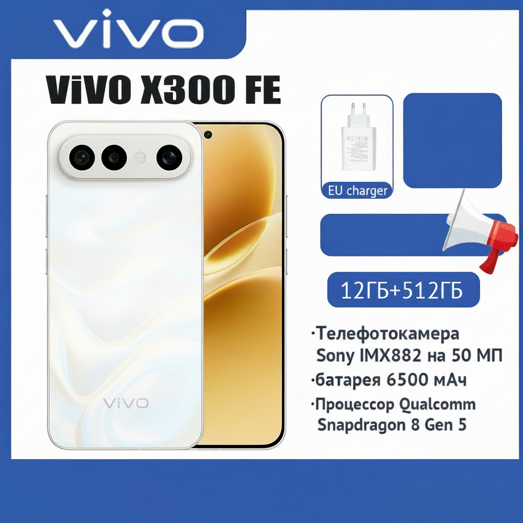 Смартфон Vivo X300 FE, 12/512ГБ, russia