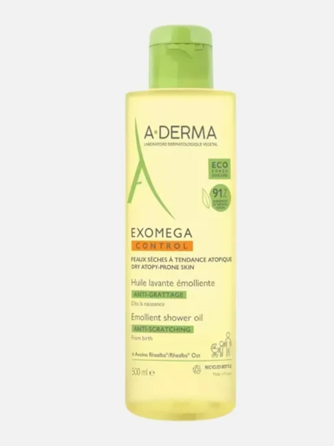 Смягчающее масло для душа A-DERMA exomega control