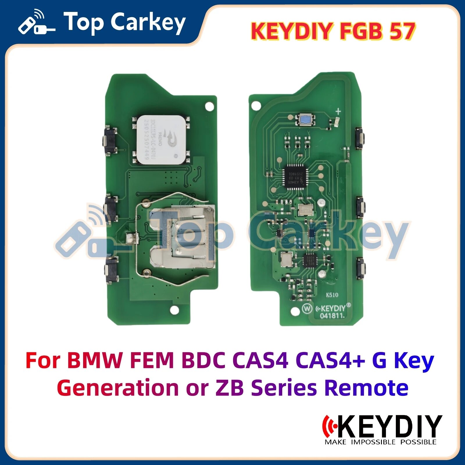 KEYDIY FGB 57 плата для BMW CAS4 FEM BDC G-шасси