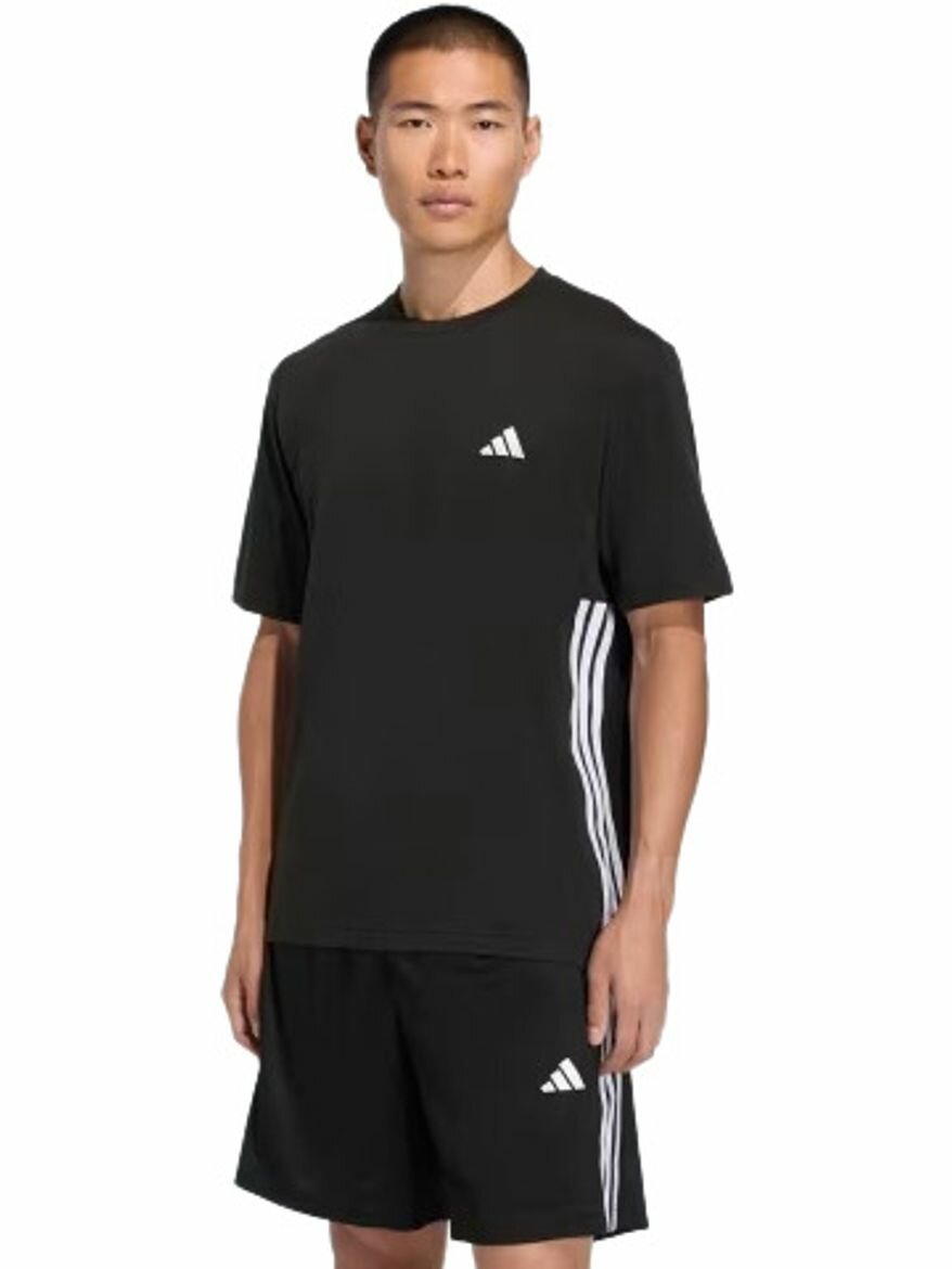 Футболка спортивная adidas Workout Essentials Feelready 3 Stripes T-Shirt
