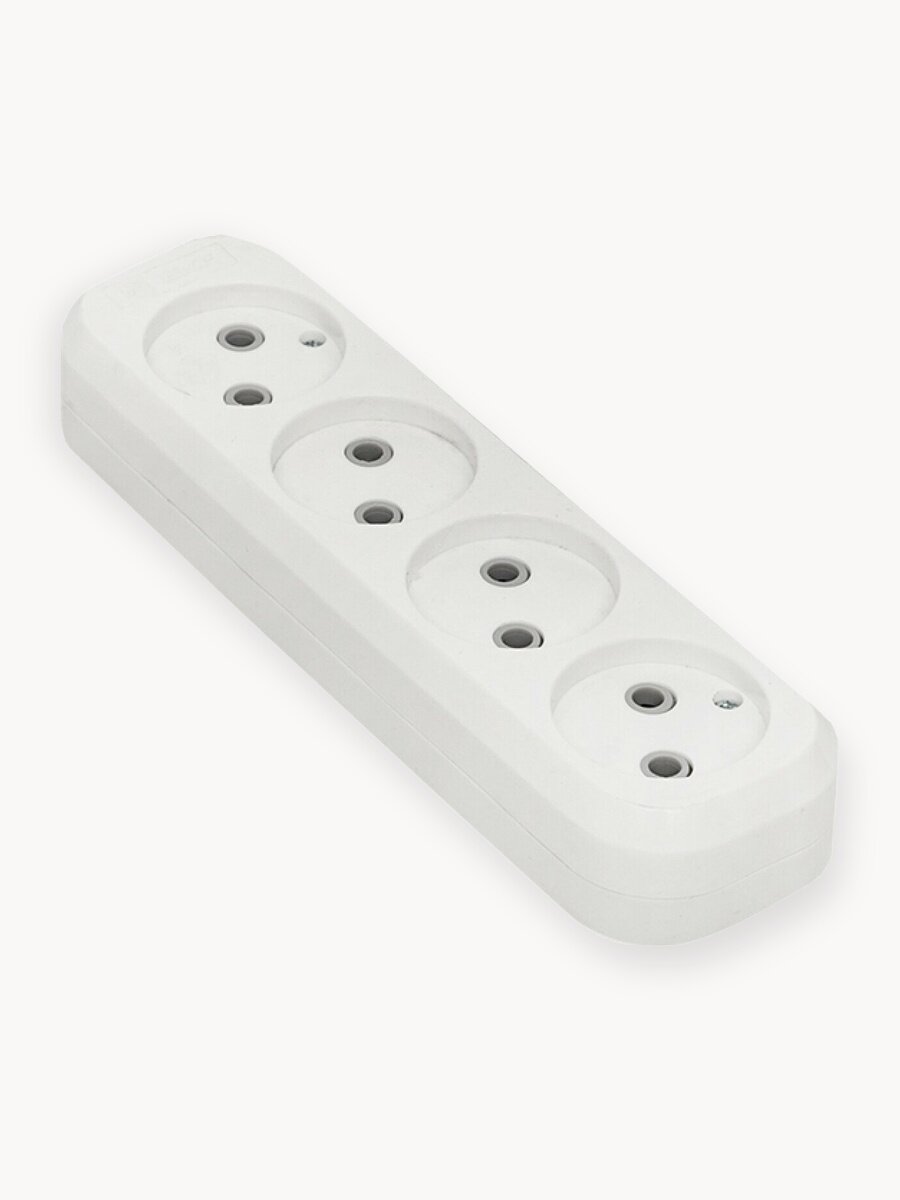 Колодка 4 гн. 10А 2,2кВт б-з Эксперт EKF PROxima