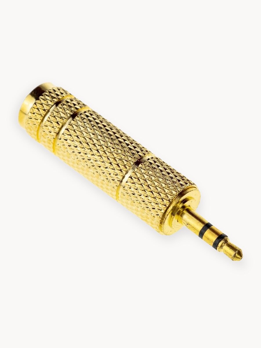 Переходник для аудио-кабеля 6.3 mm Jack на 3.5 mm Mini Jack