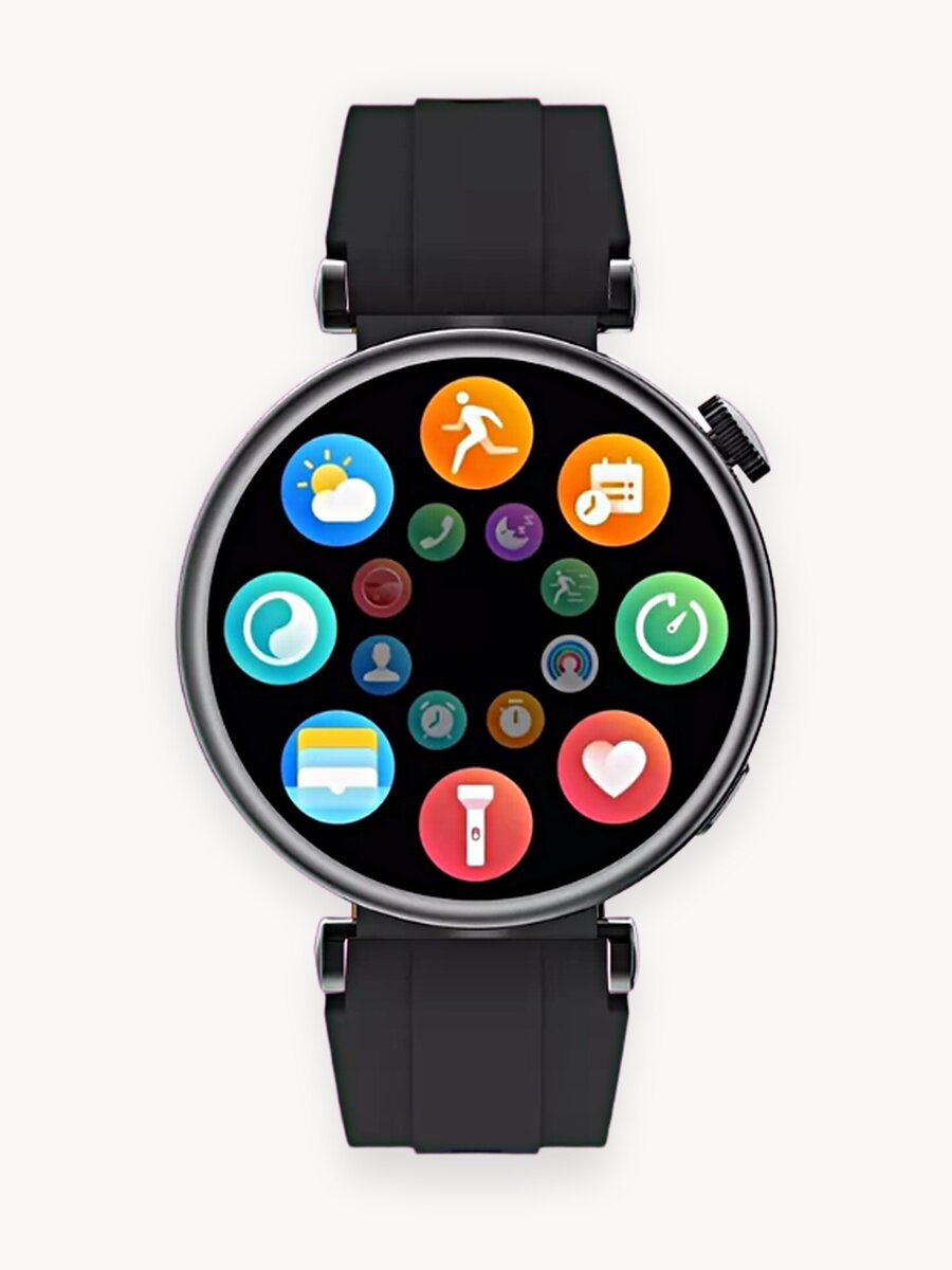 Cмарт часы X5 MINI Умные часы PREMIUM Series Smart Watch AMOLED, iOS, Android, 3 ремешка, Bluetooth звонки, Черный