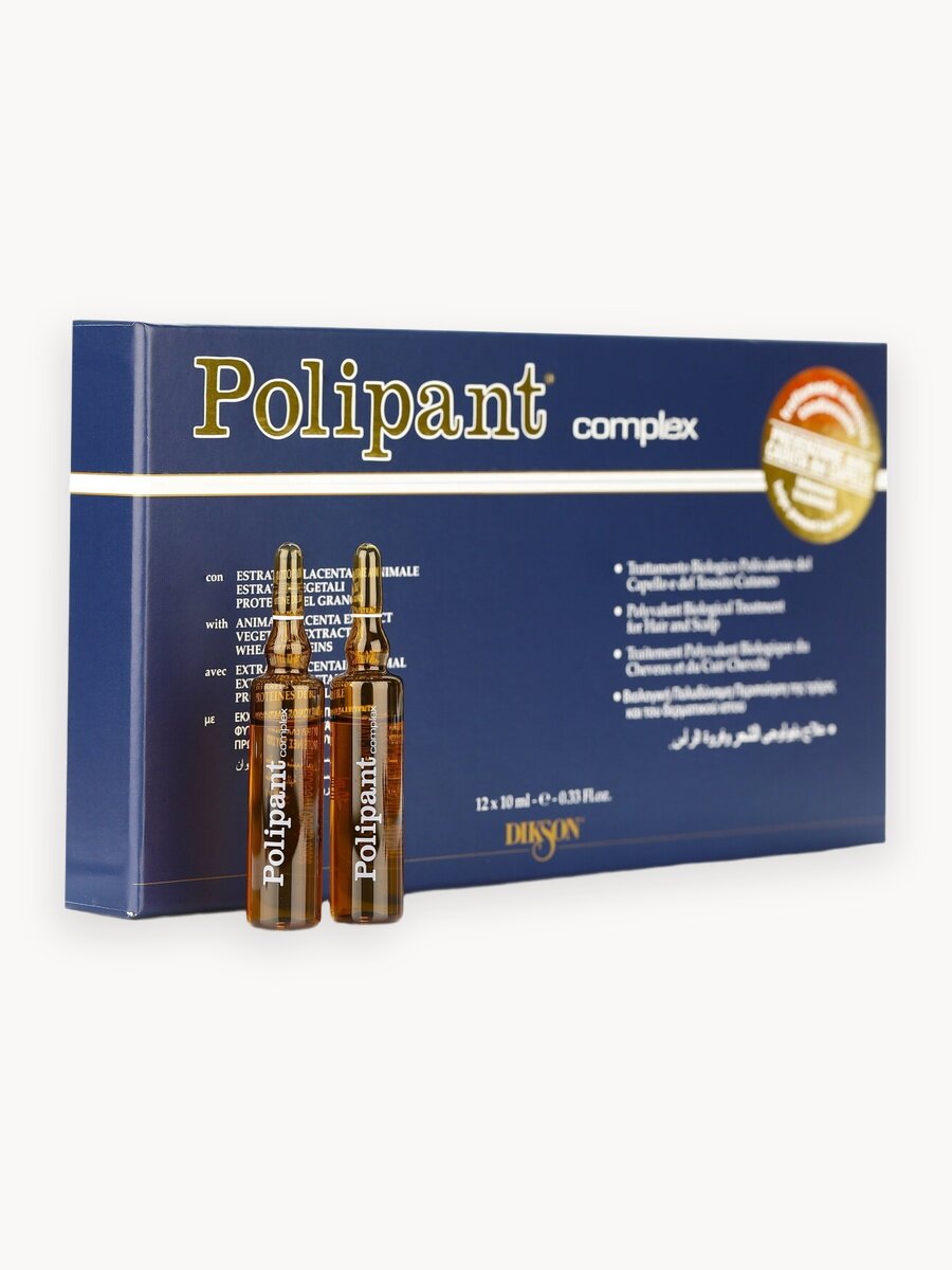 Ампулы против выпадения волос DIKSON polipant complex 12*10 мл