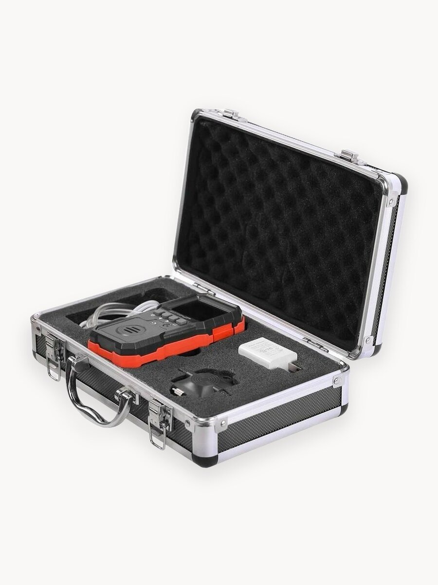 Портативный переносной анализатор газов HT-WT88-12(3.6V) (W4544RU) - газоанализатор четырех видов газов: О2, со, H2S и горючих газов. Тревожное опове