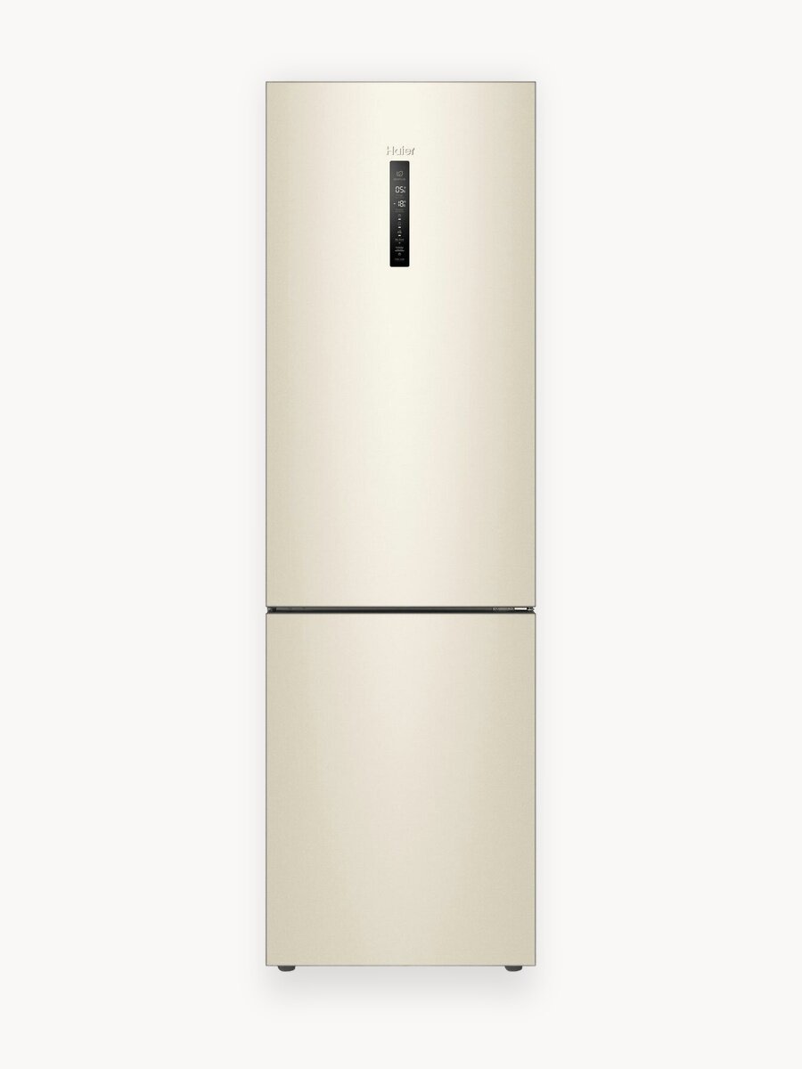 Двухкамерный холодильник Haier C4F640CCGU1, 400 л, No Frost, инверторный, кремовый