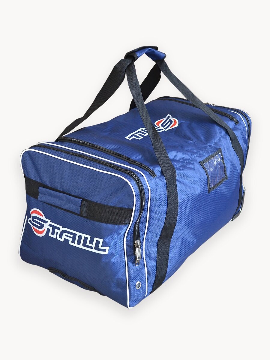 Баул хоккейный Staill 34" Jr Pro, два боковых кармана, цвет синий, 80х40х40