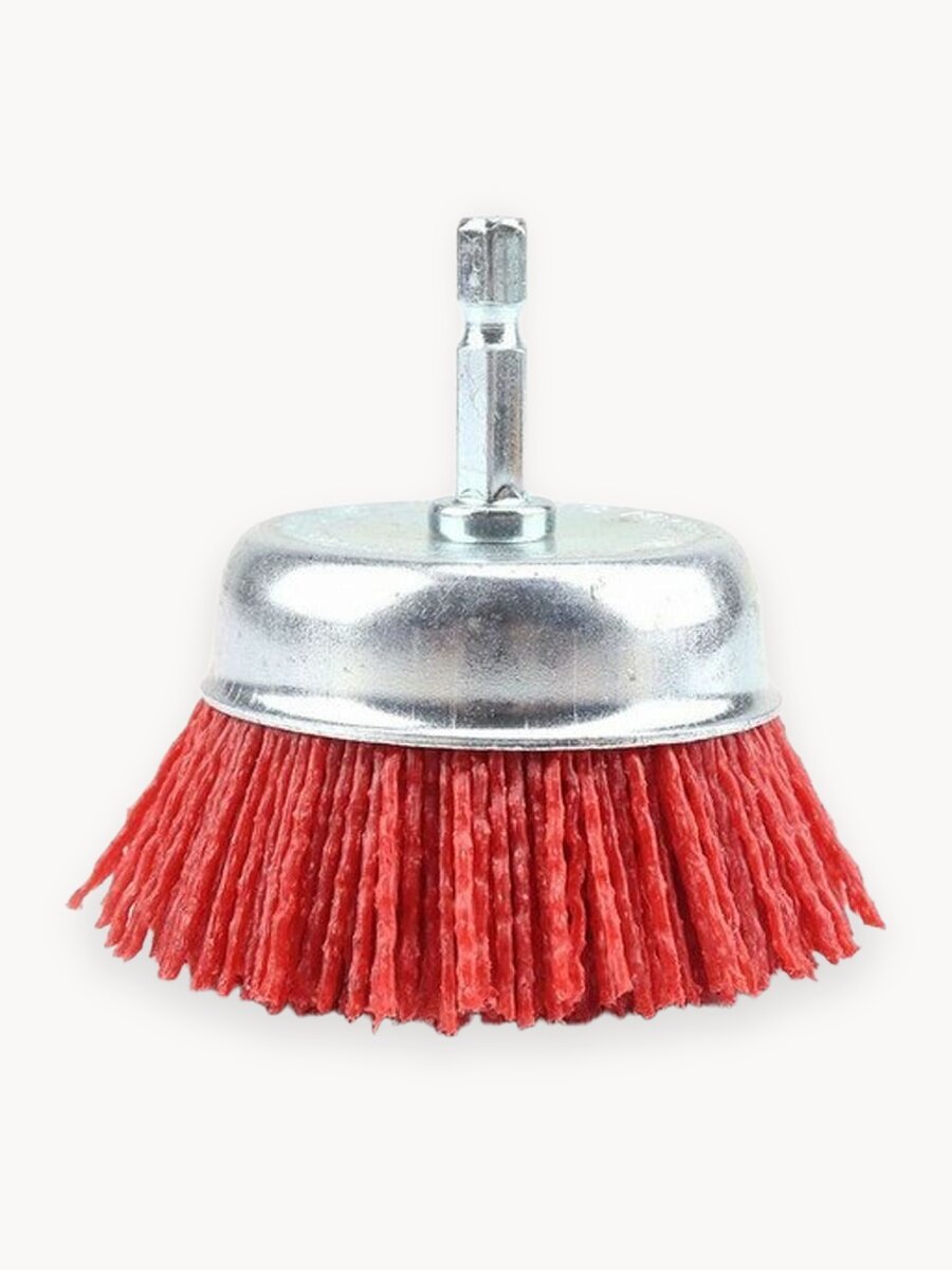 Корщетка Best Room, нейлоновая, чашеобразная, D75, хвостовик 6,0 мм