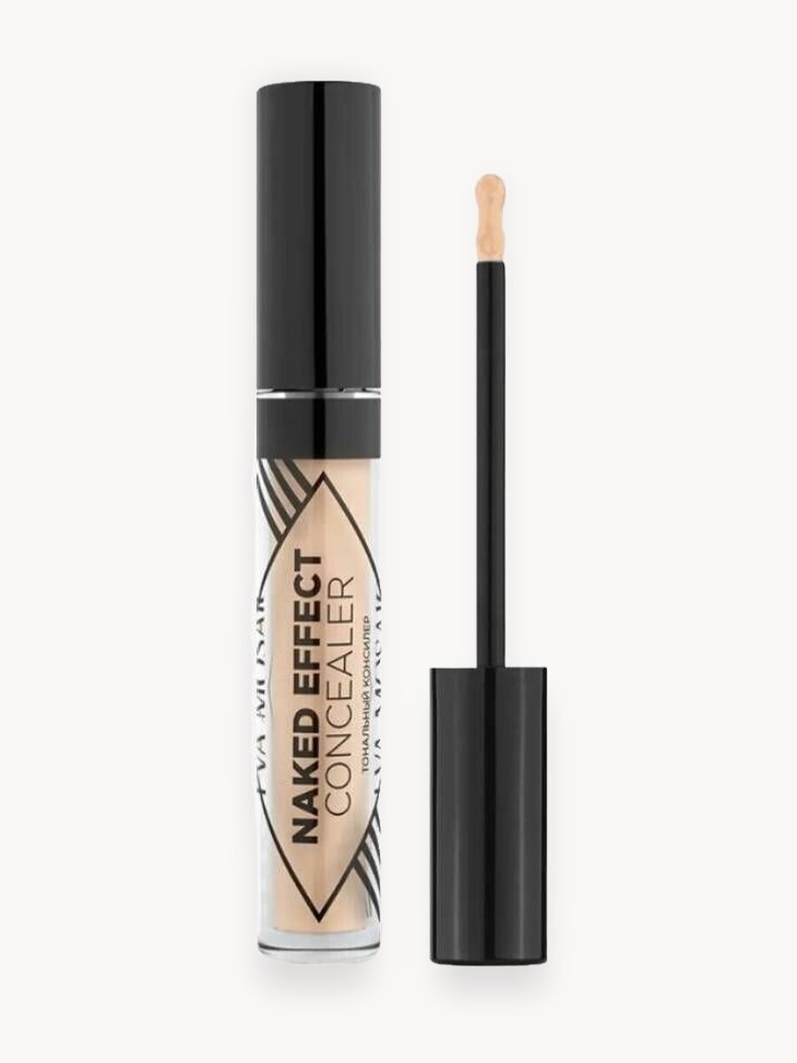 EVA MOSAIC Тональный консилер для лица Naked Effect Concealer 3,8 мл, 01 Cлоновая кость