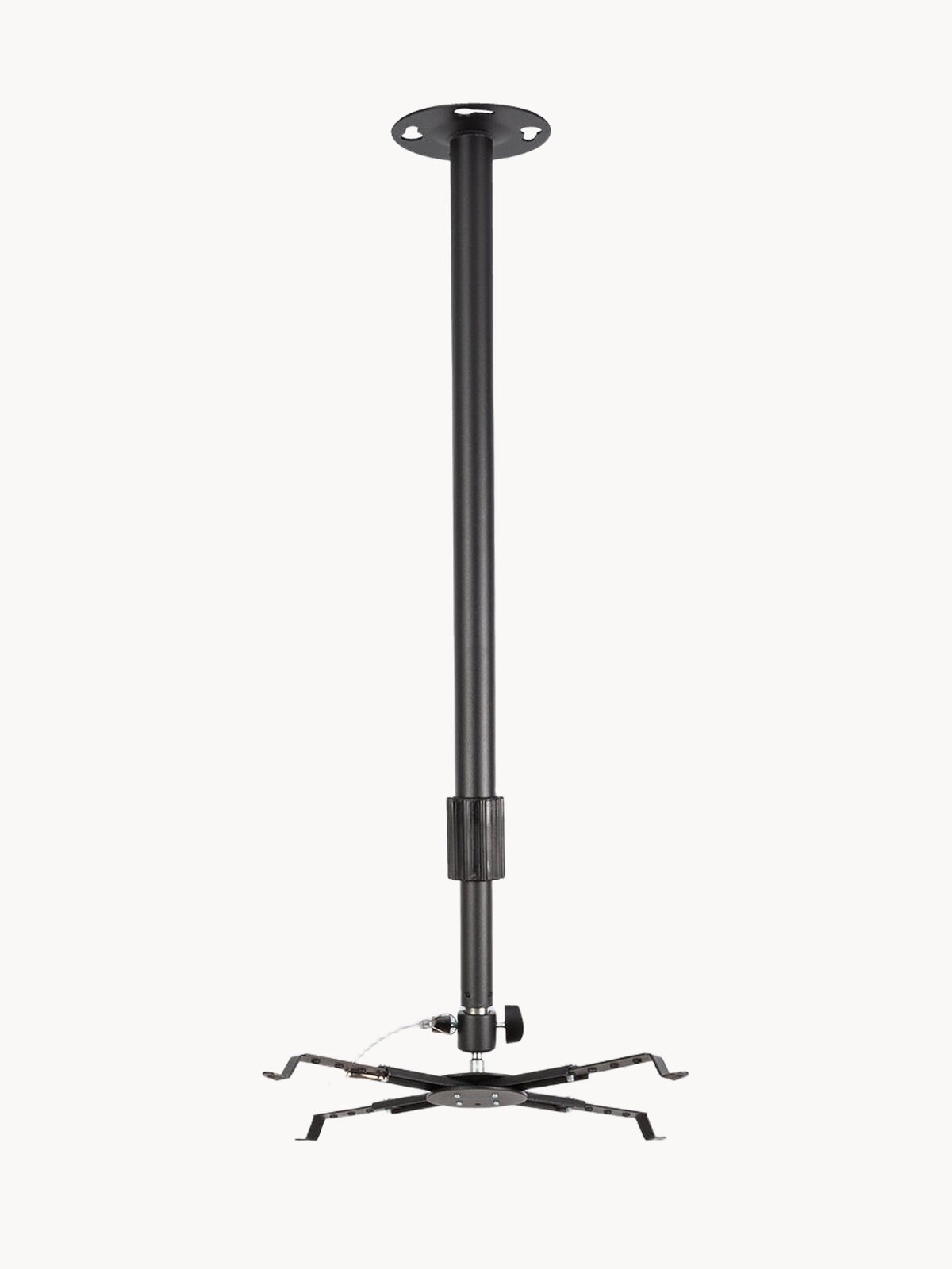 Кронштейн для проектора потолочный Kromax PROJECTOR-300 / до 10 кг / высота 65-110 см от потолка