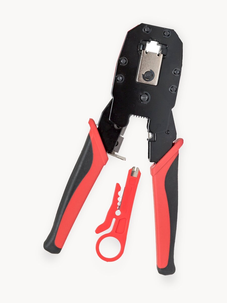 Кримпер для обжима и зачистки витой пары EKF TERACOM TRC-NT12