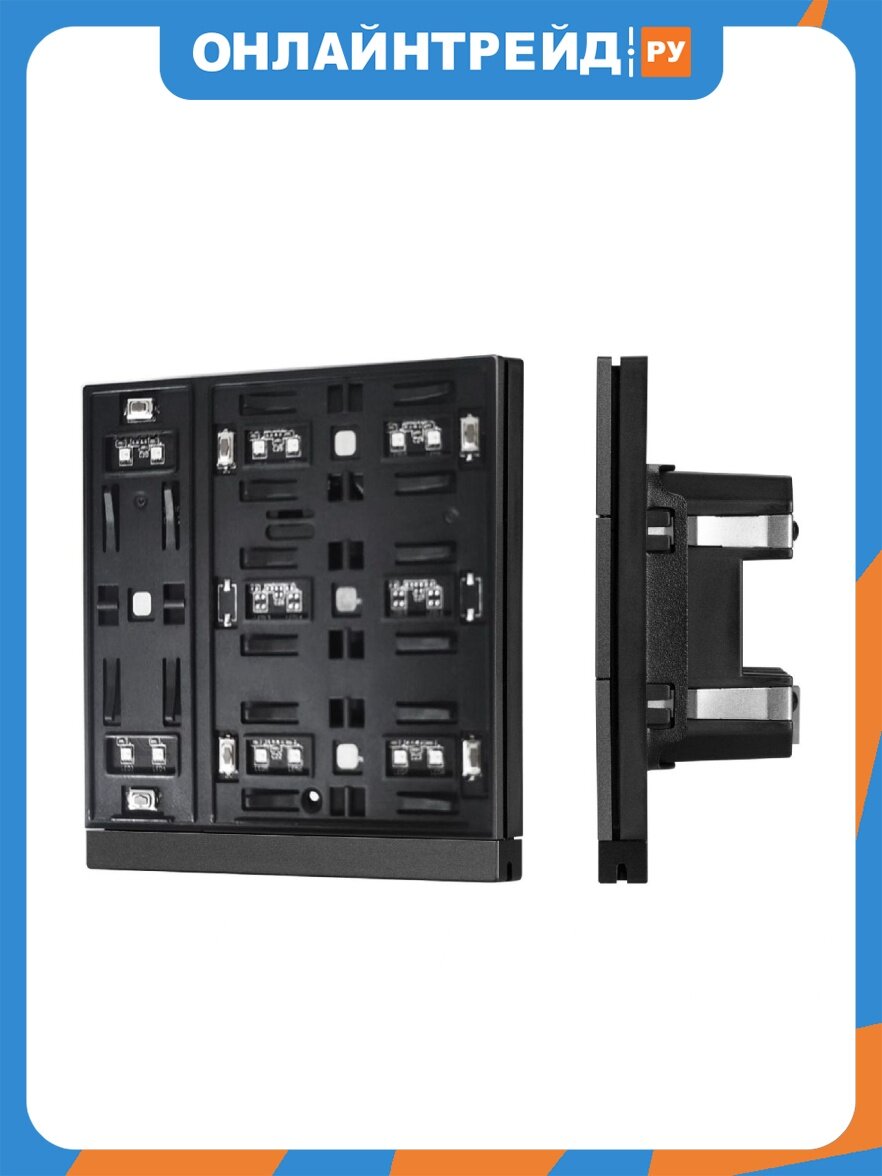 Механизм панели Arlight INTELLIGENT KNX-303-22-IN Black (Bus) (IARL, IP20 Пластик, 2 года)