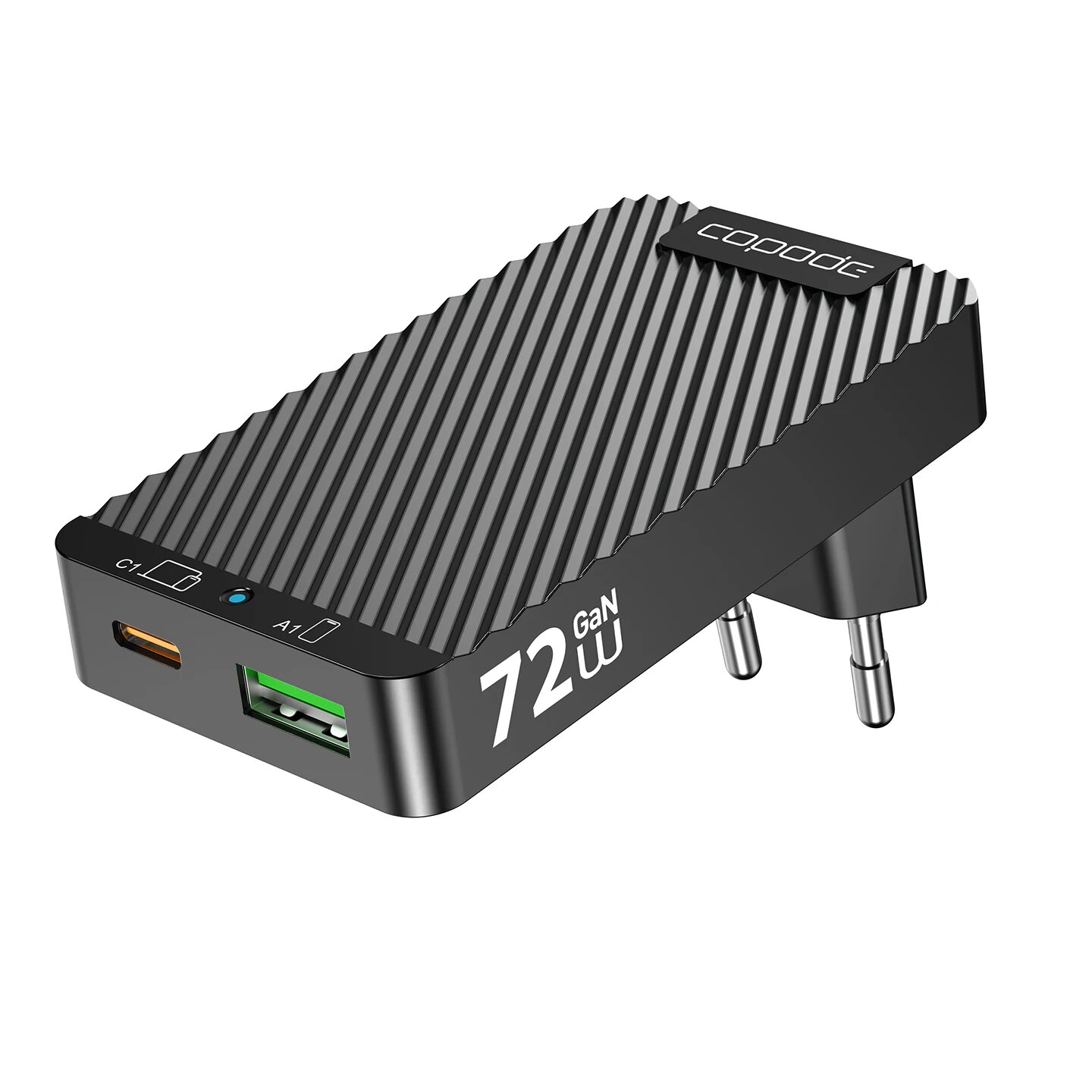 Ультратонкое зарядное устройство Copode 72W GaN для путешествий, быстрая зарядка 4.0 PD3.0 PPS, 2pcs