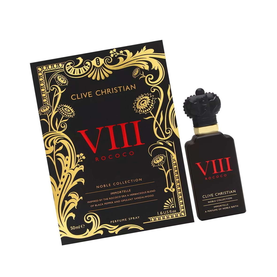 Clive Christian VIII Rococo Immortelle мужской одеколон 50 мл - Клайв Кристиан Нобле 8 Иммортель Рококо