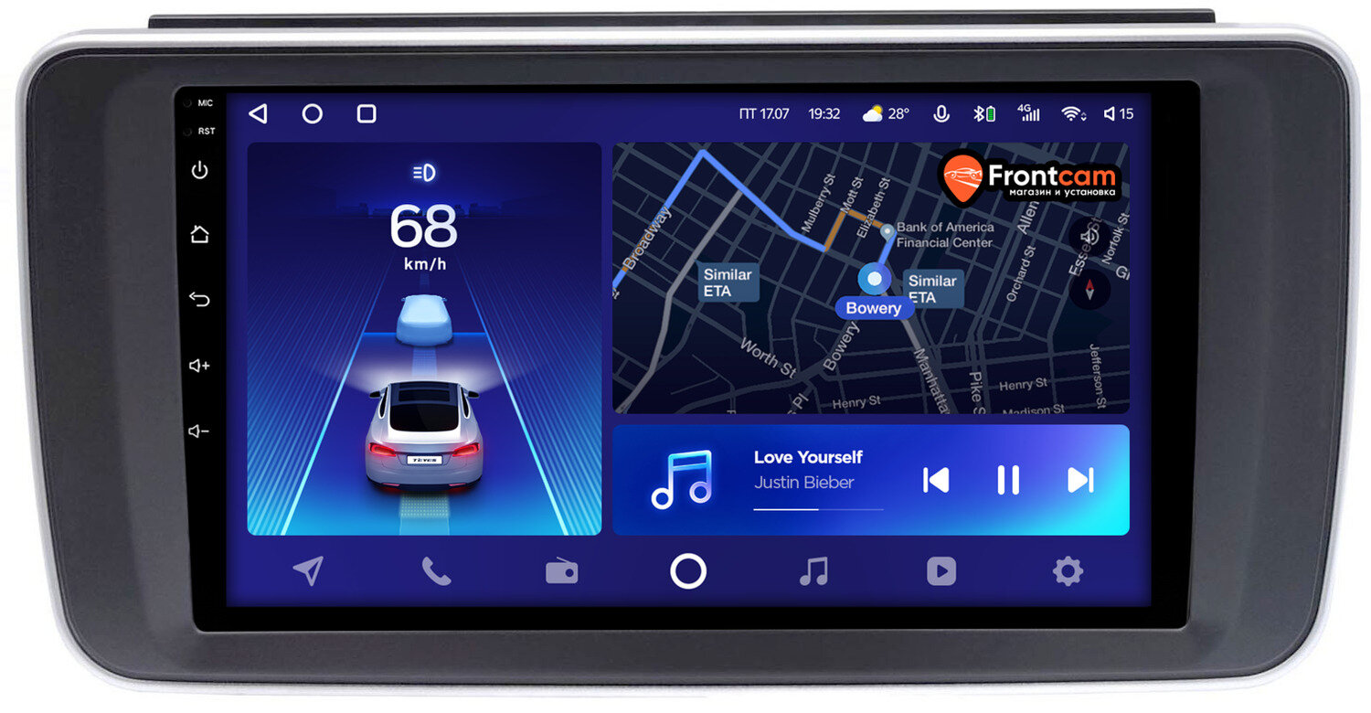 Штатная магнитола Teyes CC2 PLUS 6/128 9" RM-9-1427 Nissan Leaf 2 2017-2024 Android 10 (4G-SIM, DSP, QLed)