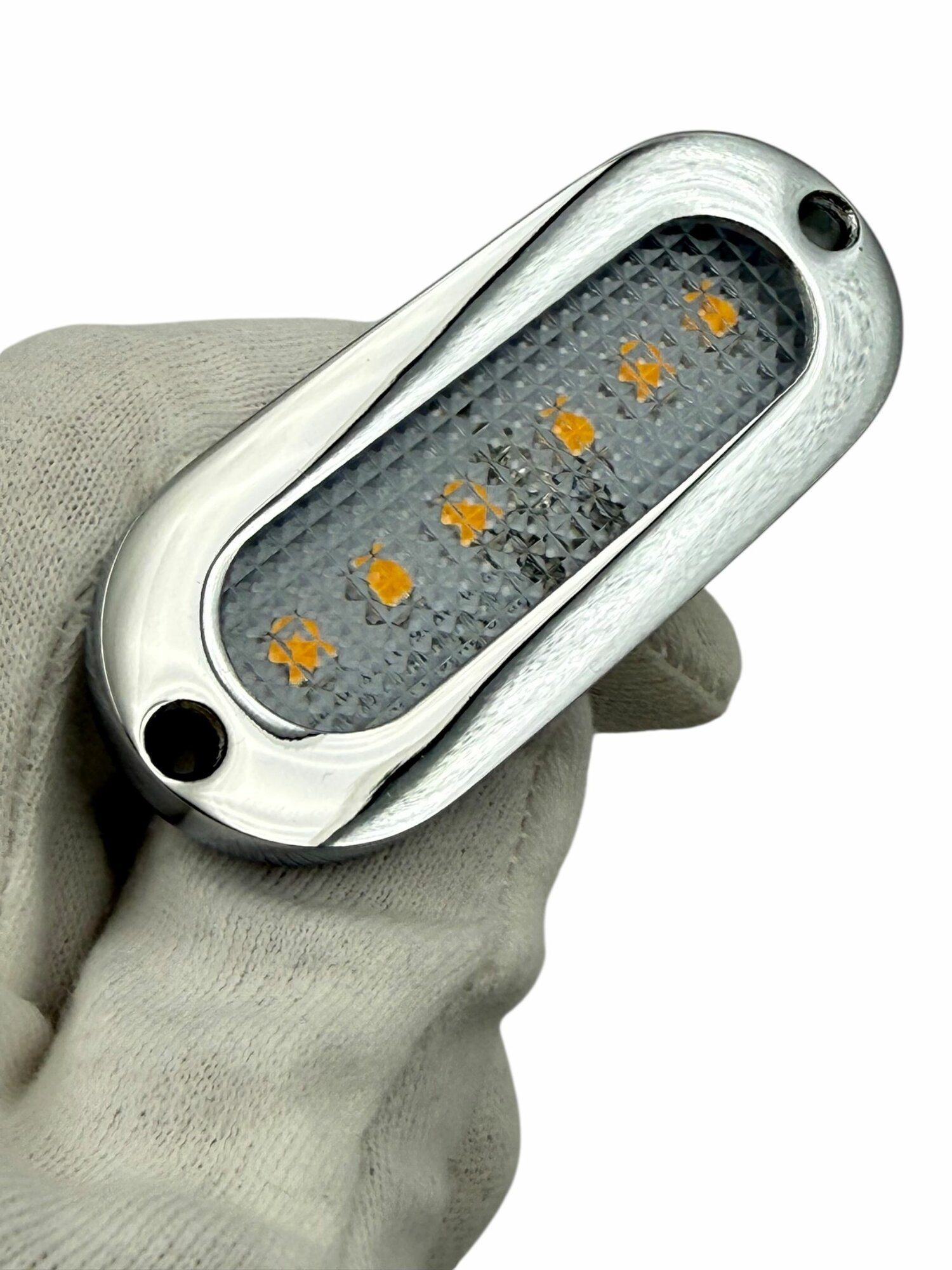 Палубный светильник LEDMARINE SQUALL 3W, DC12V, IP68, нержавеющая сталь 316, теплый белый