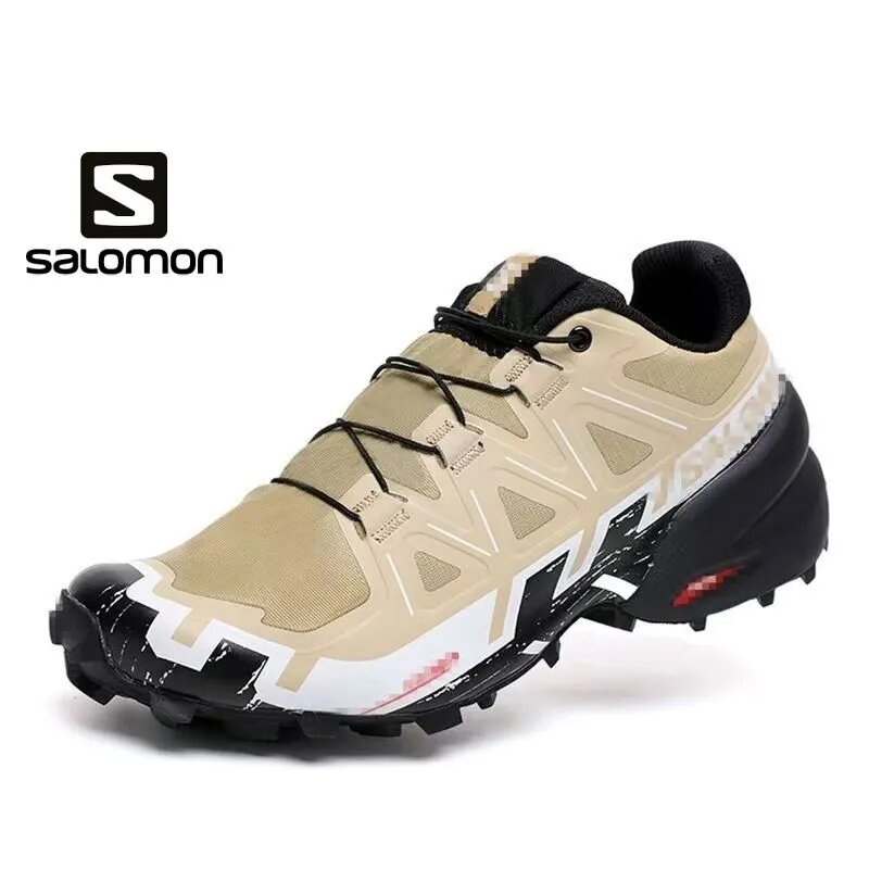 Кроссовки Salomon SPEEDCROSS 6 GTX хаки мужские для рыбалки