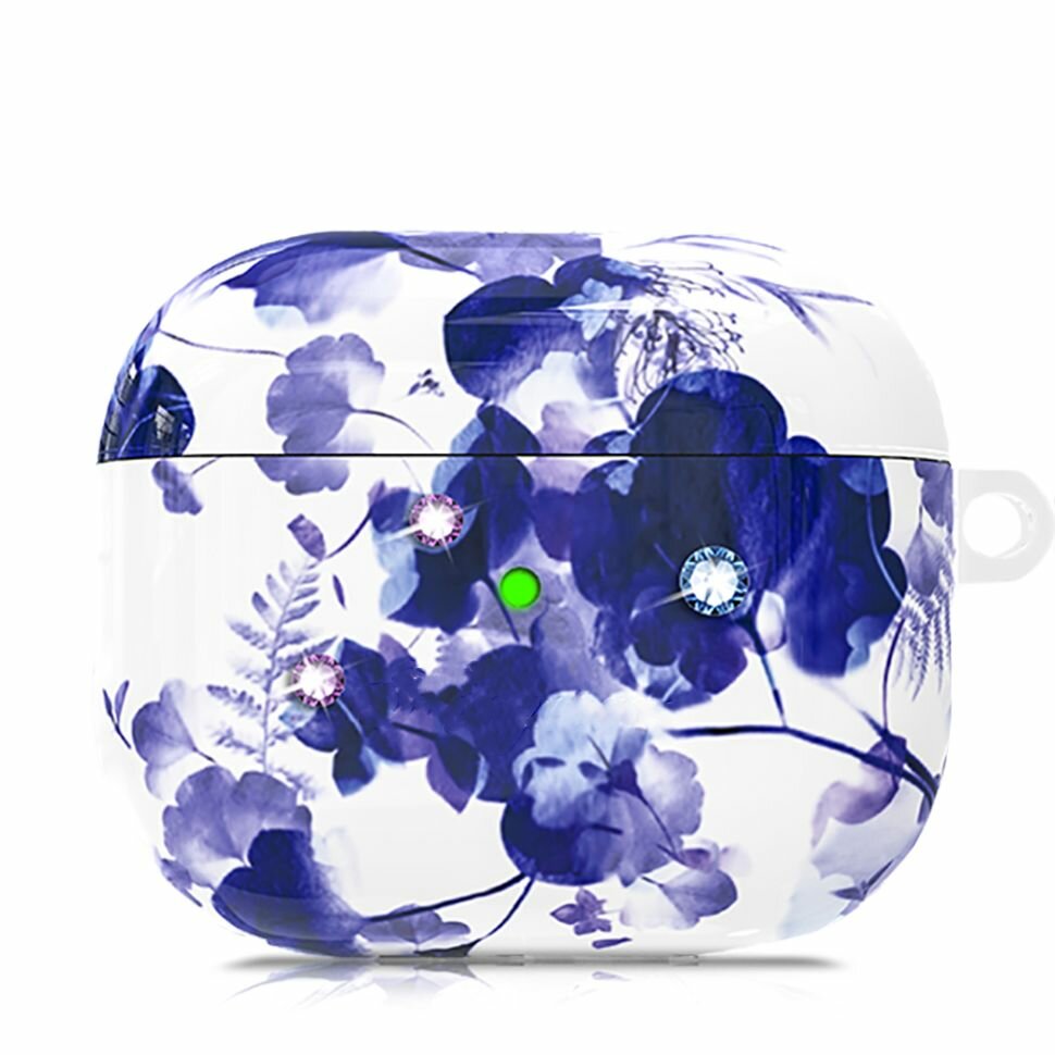 Чехол PQY Blooming для Apple AirPods 3 Орхидея