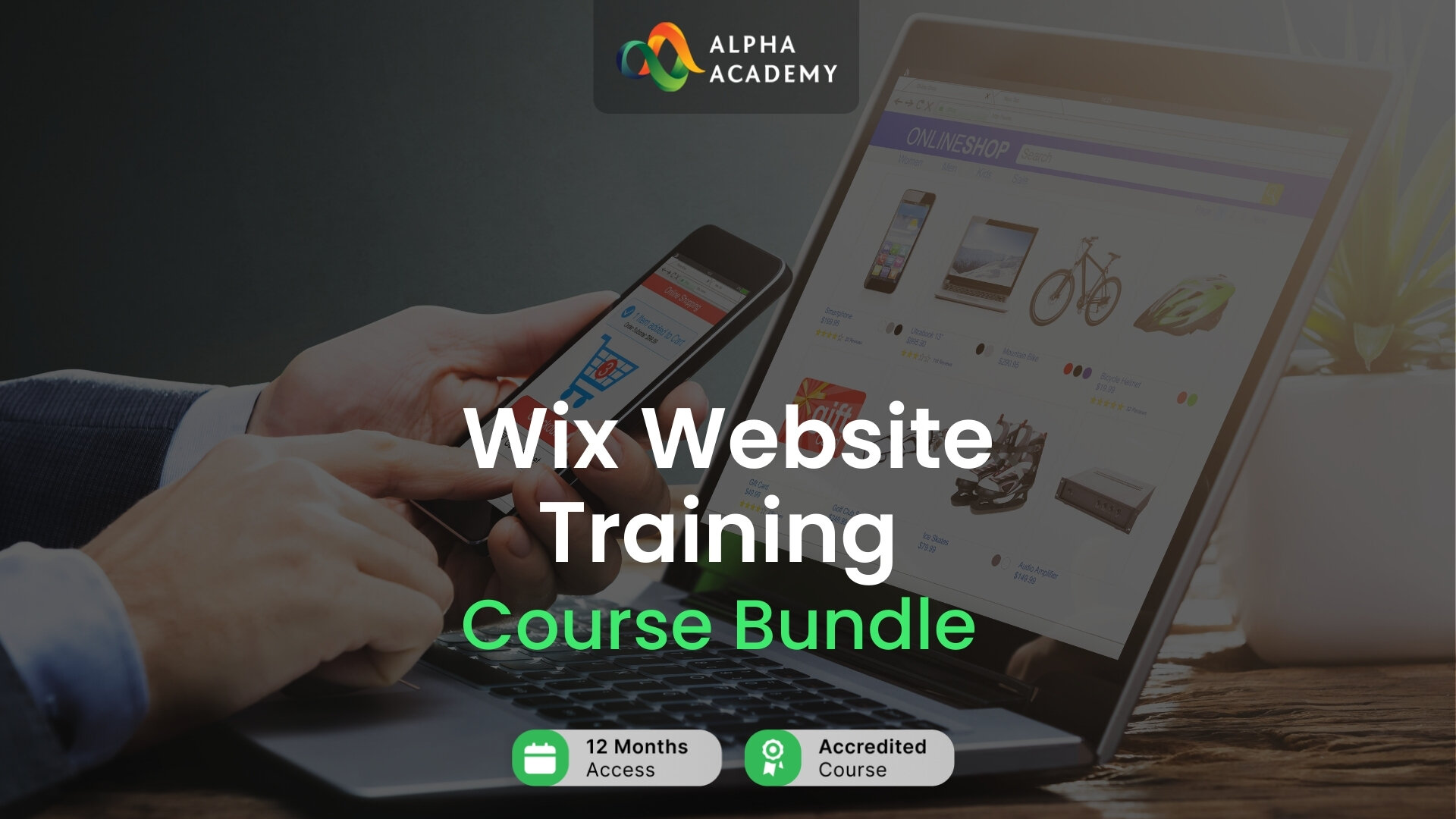 Wix Website Training Набор Alpha Academy Code • регион Весь мир