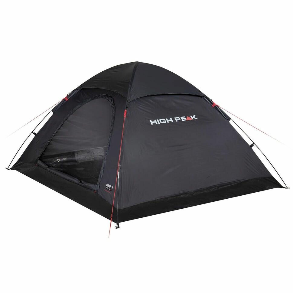 Decathlon Купольная палатка High Peak Monodome XL на 4 человека, водонепроницаемость 1500 мм черная