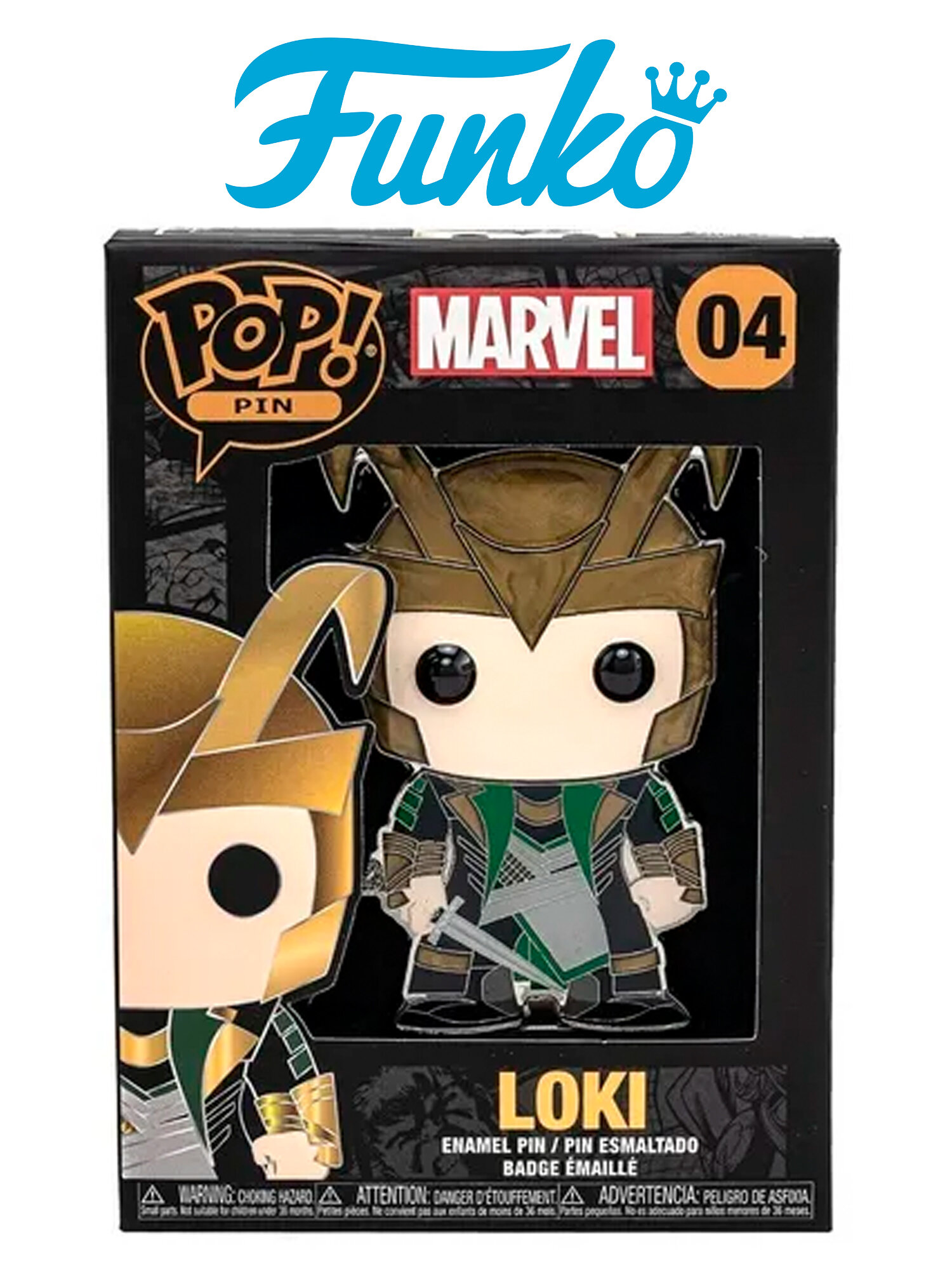 Фигурка Funko POP! Pin Loki (04) Marvel