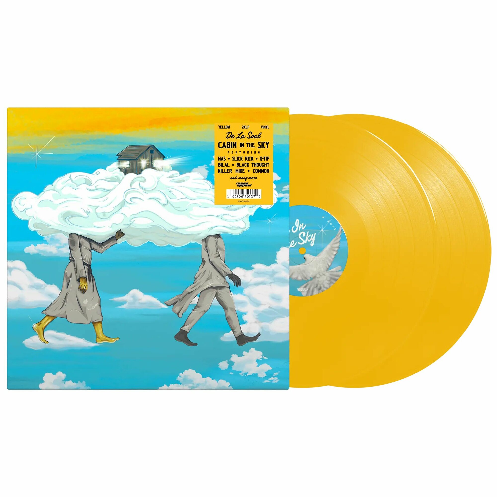 Виниловая пластинка De La Soul - Cabin In The Sky /> 2 x Vinyl, LP, Album, Stereo, Yellow