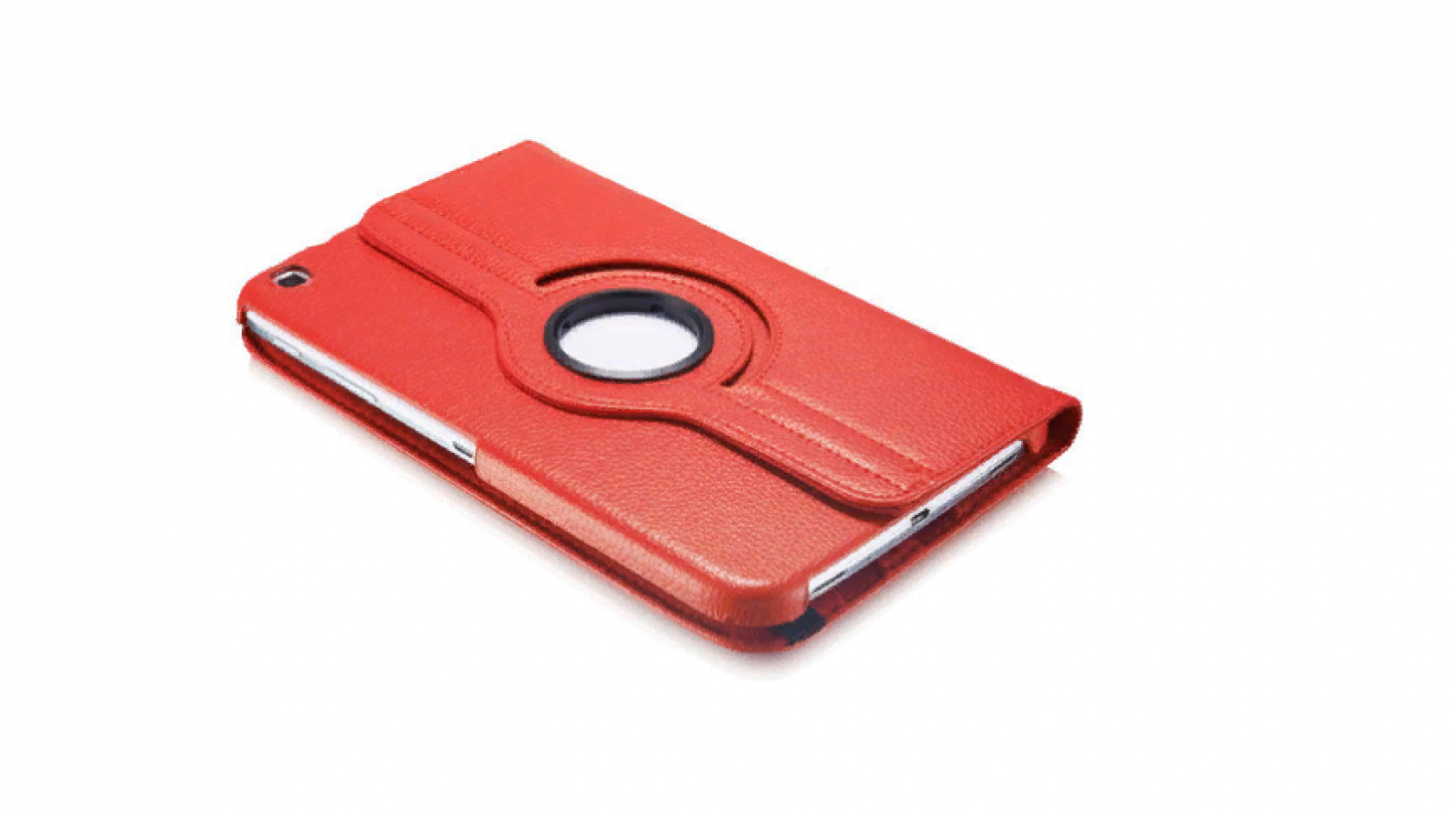 Чехол для планшета MyPads Samsung Galaxy Tab 3 10.1 P5200/P5210/P5220 поворотный роторный красный кожаный
