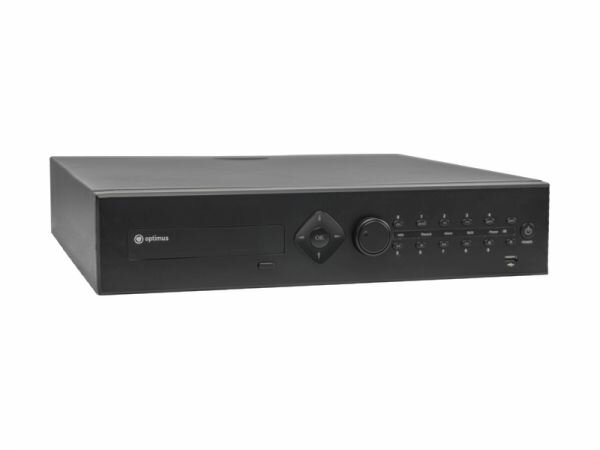 Optimus NVR-5648_V.1 IP-видеорегистратор 64-х канальный, до 5Мп, HDMI (3840х2160), 4 HDD SATA до 14 ТБ каждый