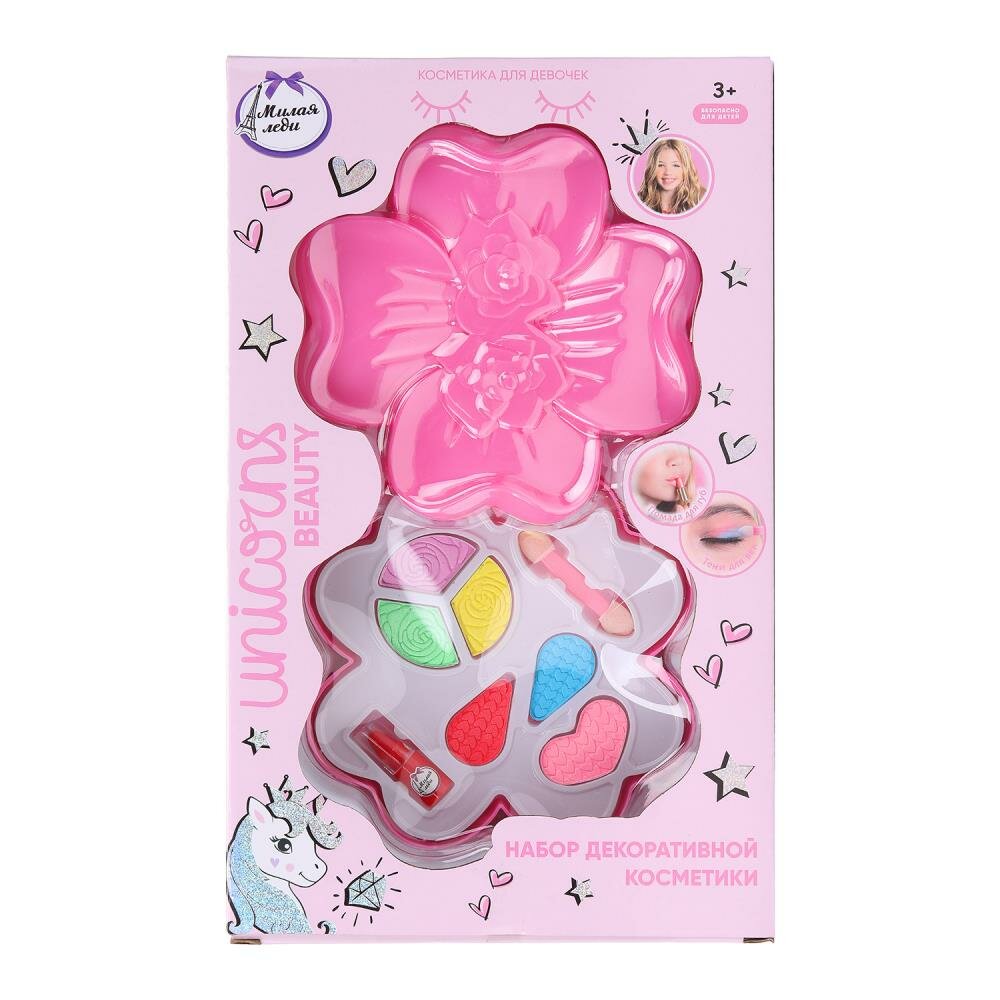 Косметика с помадой для девочек: тени для век Милая Леди A1451720W-UNI-ML-WOT