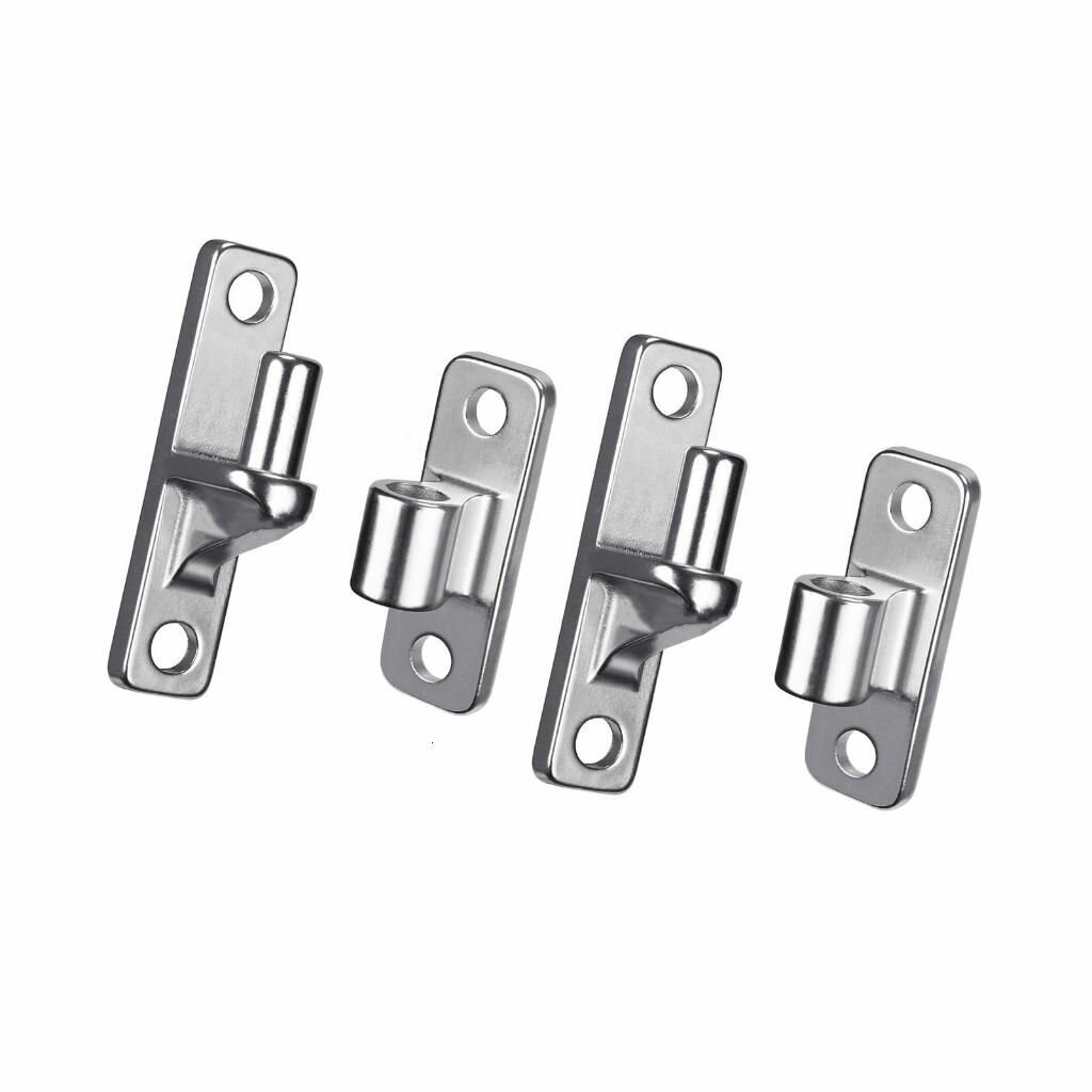 Стальные петли для ворот, - 4 серебряных