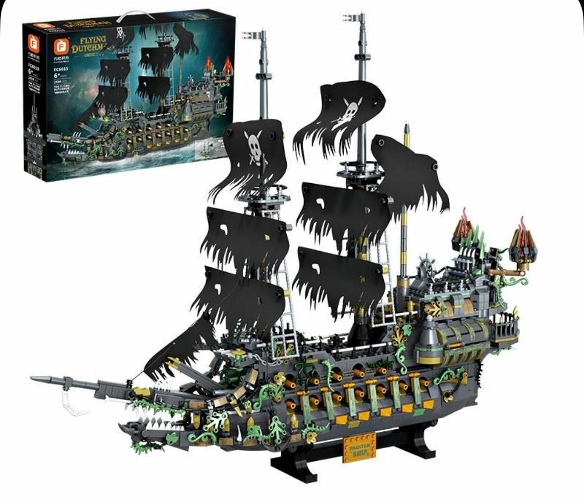 Конструктор Пираты Карибского моря The Flying Dutchman , 2434 деталей