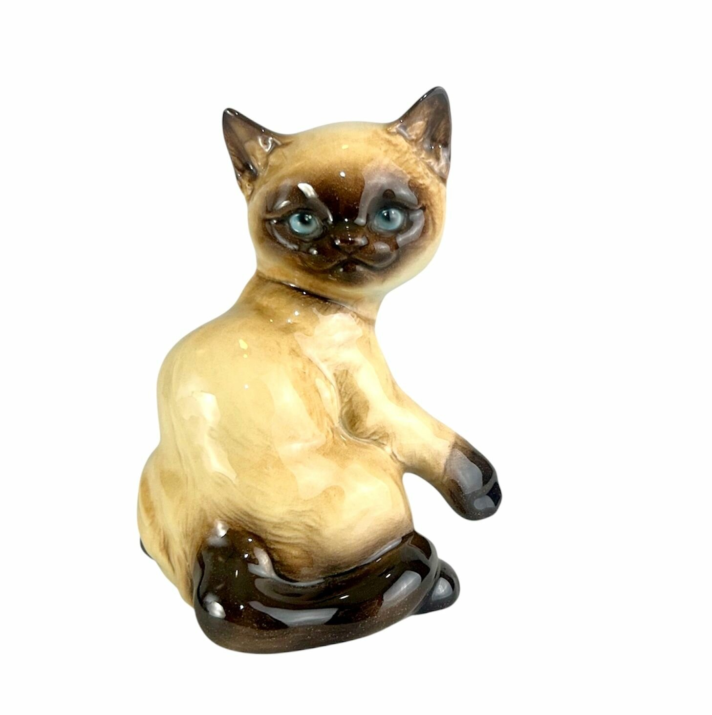 Статуэтка Сиамская кошка, котенок Goebel, Гобель, винтаж. Германия