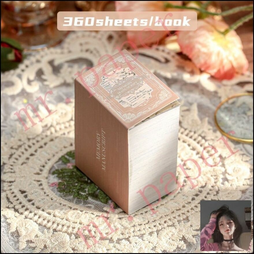 Бумага для скрапбукинга, Mr.paper, 360 листов неповторяющихся мотивов в стиле ретро оформления