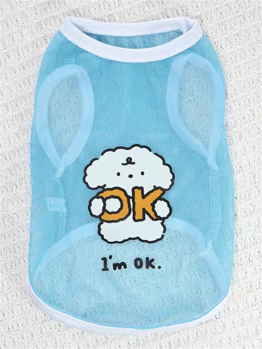 Майка Летняя дышащая одежда для кошек и собак