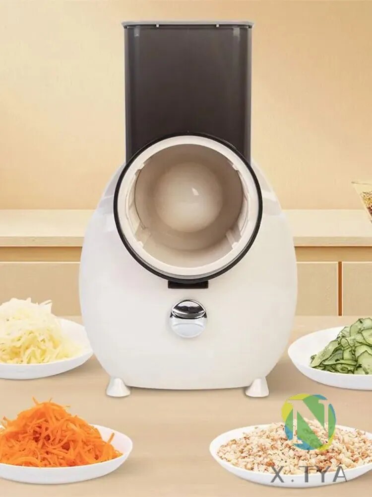 Электрическая овощерезка для измельчения овощей, последняя модель 2025 года, незаменимая на кухне, экономит время и усилия, не травмируя руки.