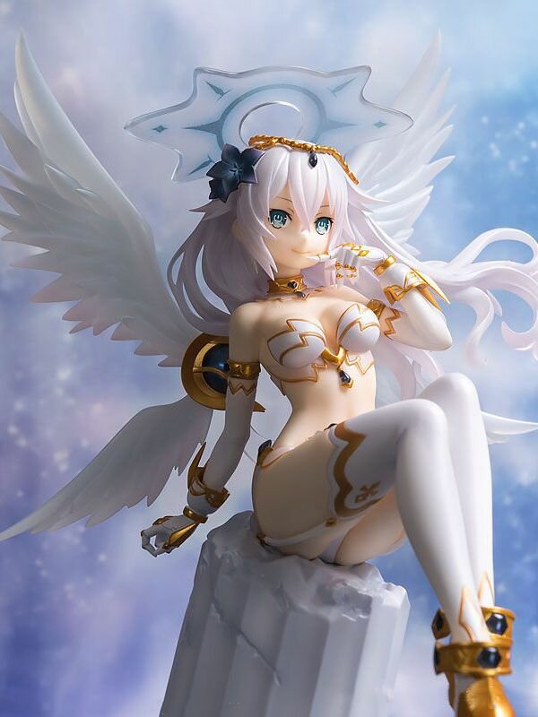 Скульптура аниме Игра в фантомном режиме Нептун: 4 богини Online Четыре богини черное сердце Noire 22cm