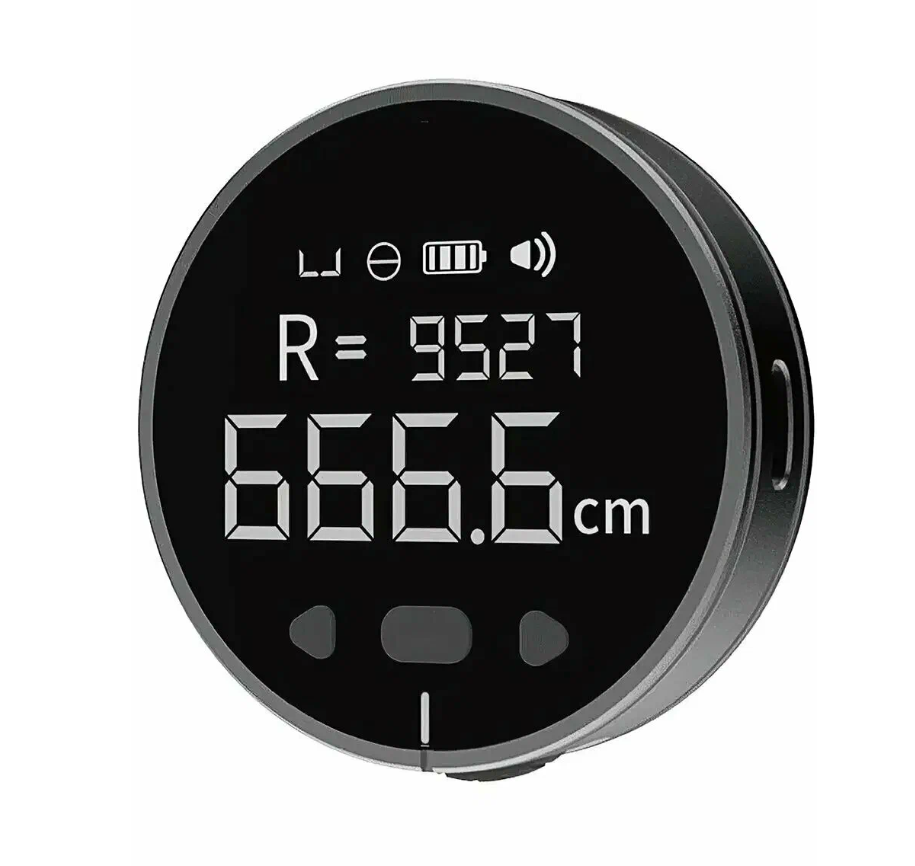 Электронная рулетка Duka Small Q Electronic Ruler, черная, CN