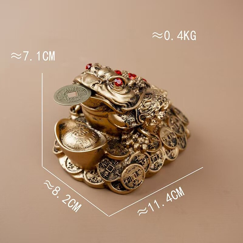 Денежная жаба большая , амулет благополучия