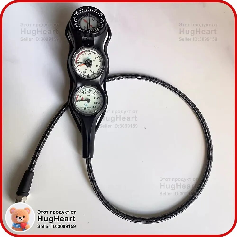 Манометр для дайвинга с компасом и глубиномером