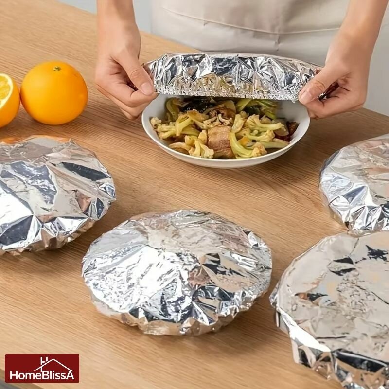 10 шт. Пакеты с резинкой для хранения продуктов, пакеты шапочки для хранения продуктов из алюминиевой фольги, предназначенные для сохранения тепла и защиты от насекомых