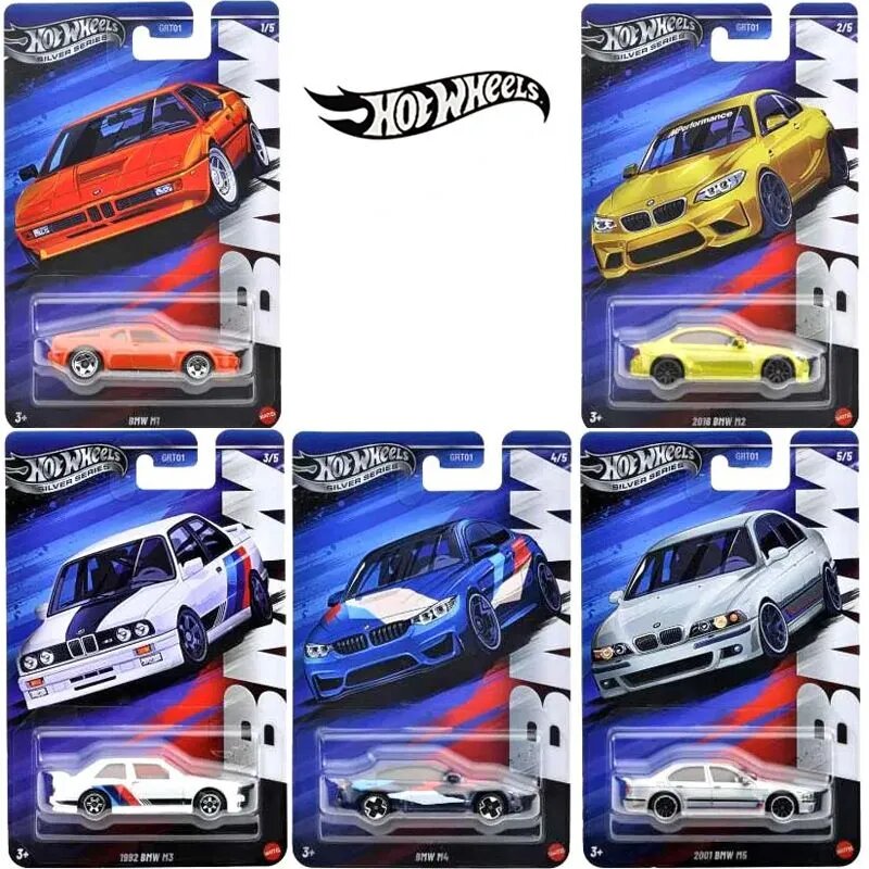 Машинка Celebration Assort - BMW M Series,5 шт. в комплекте