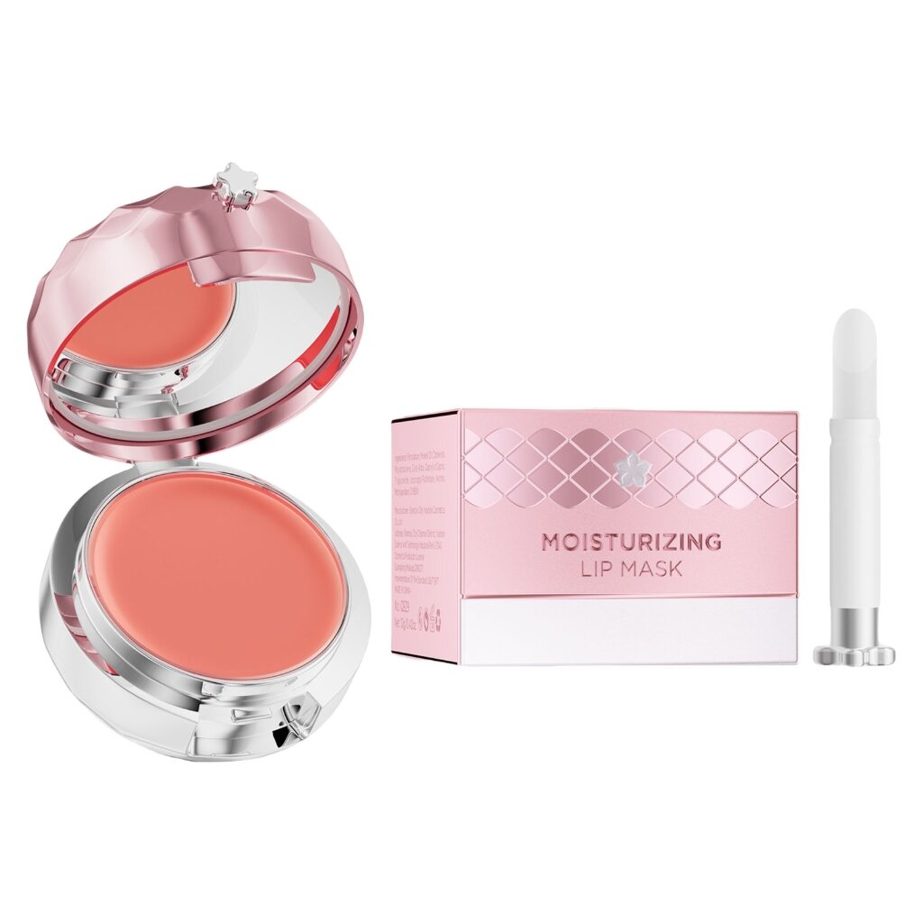 Увлажняющая Маска-Кисточка для губ Увлажняющего и Придающего Объем Дизайна Смягчает и Восстанавливает Сухие Губы Ночной Уход для Женщин