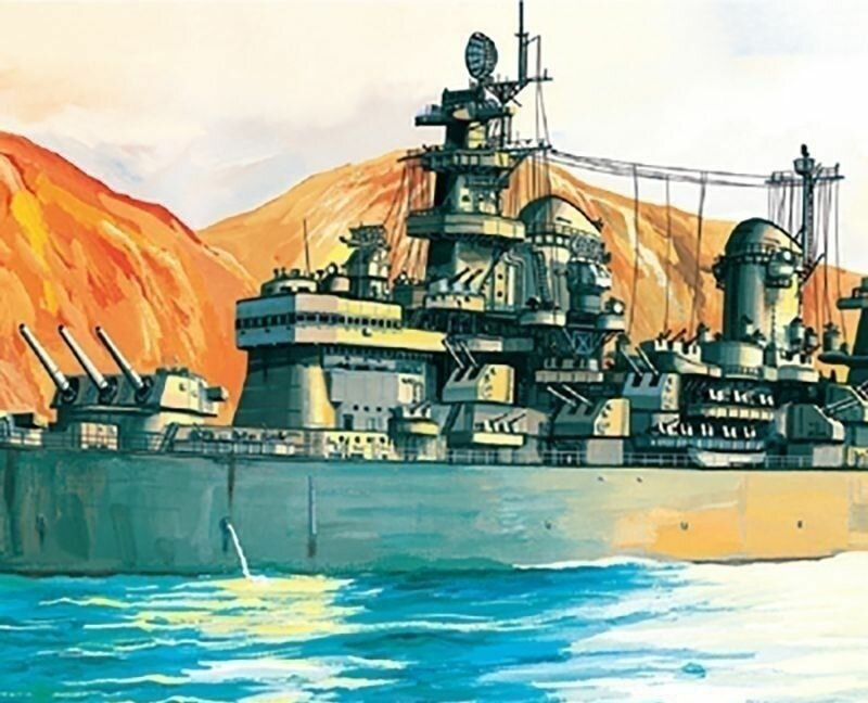1/350 Электрический линкор - USS Missouri (BB-63) Сборочная модель