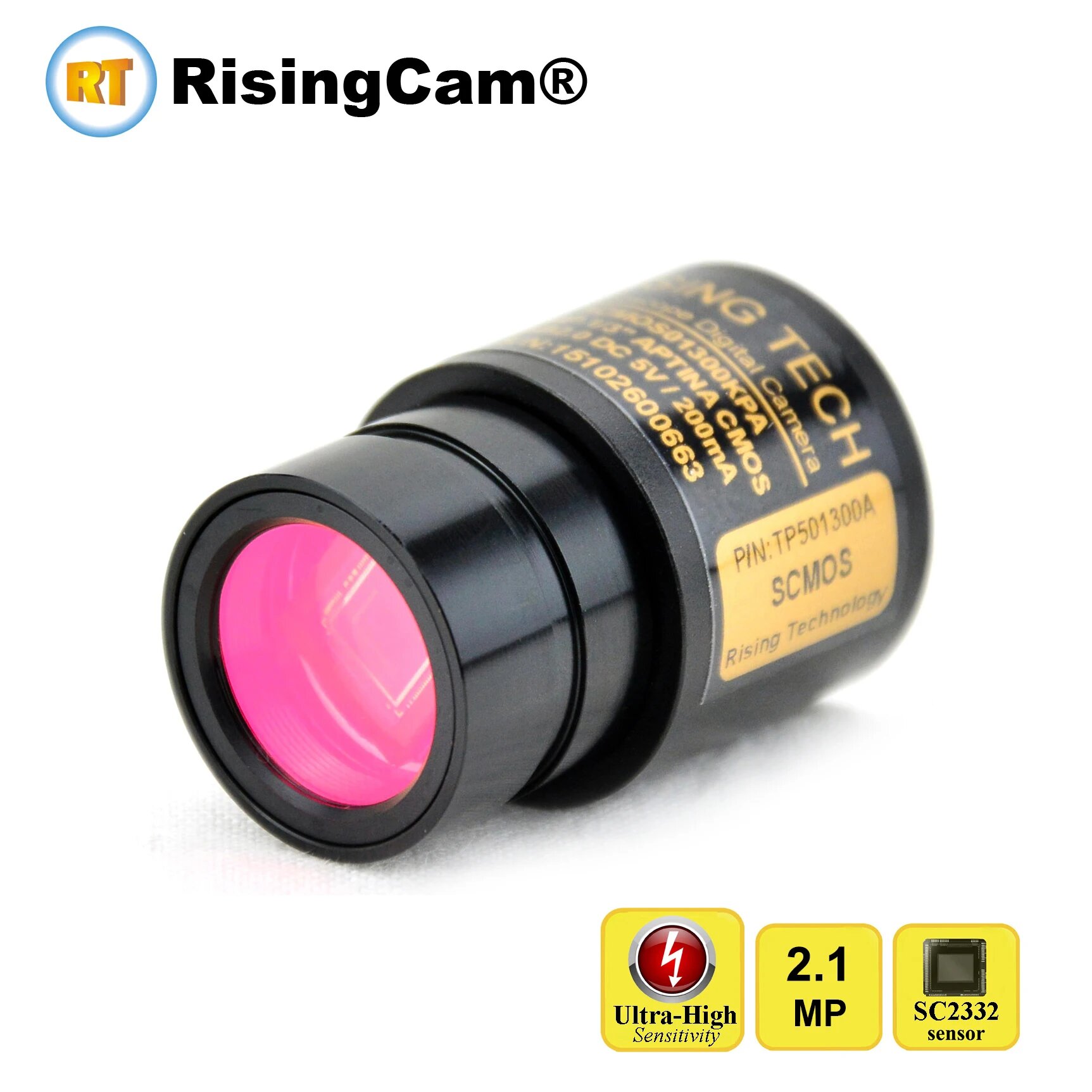 Цифровой микроскоп Utral SC2332, Высокочувствительный 2,1 МП, CMOS-датчик, 30 кадров в секунду, USB2.0, для окуляра микроскопа